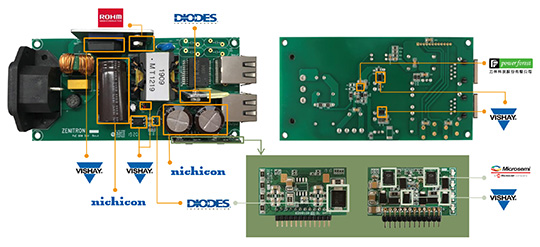 Zenitron AC DC PoE Module 60W